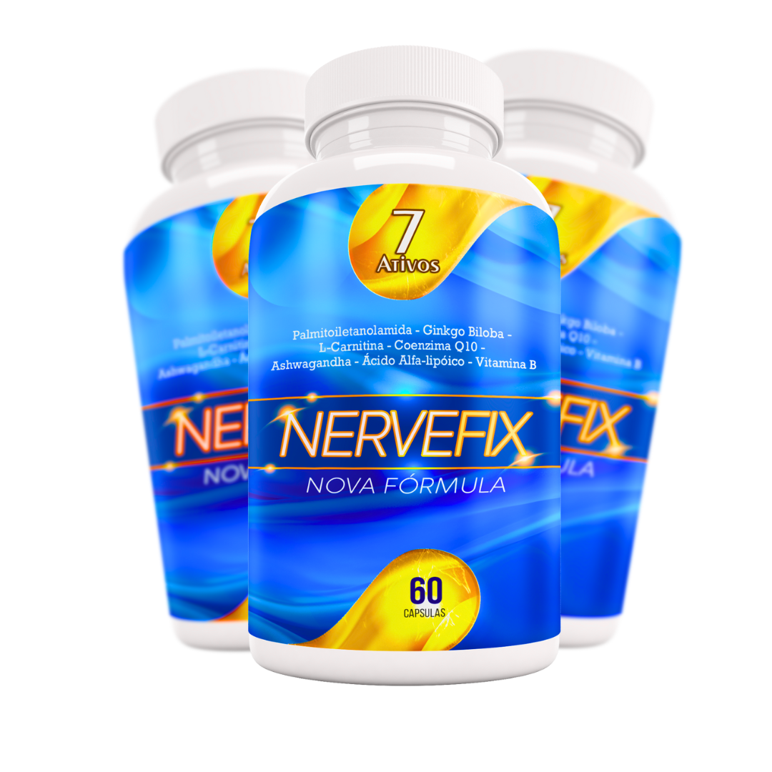 NERVEFIX 3 Frascos | Kit 3 Meses 50% OFF - R$ 299 Mais Vendido